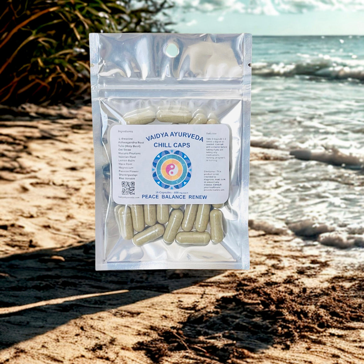 Chill Caps - Daily Natural Support for a Relaxed Mindset – Seva Holistic